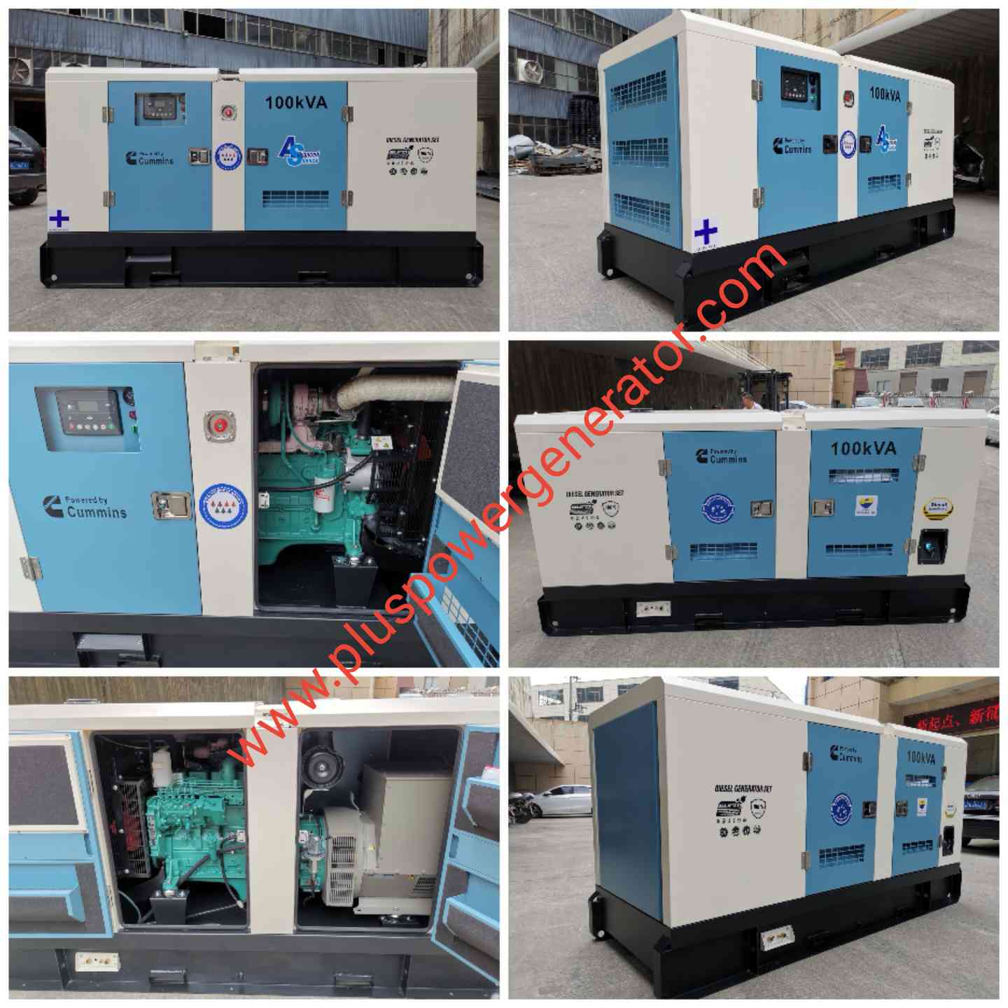 Cummins 6BT5.9-G1/G2 50Hz/100kVA 60Hz/110kVA China Cummins generator ...